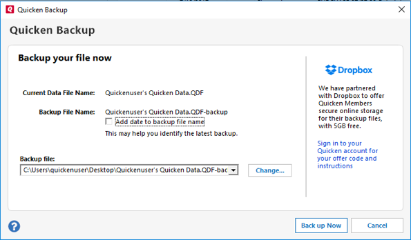 How to Back up or Restore Your Quicken Data | Quicken
